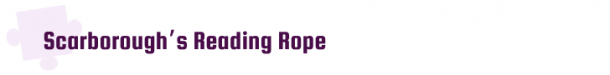 #Phonologicalfriday: Scarborough’s Reading Rope|GARFORTH EDUCATION